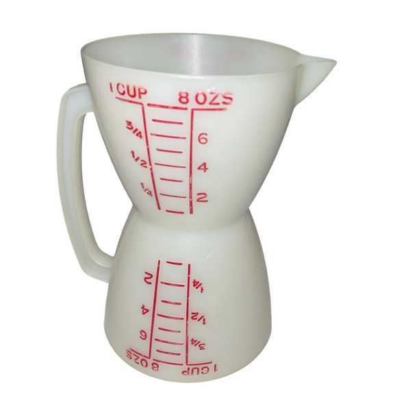 Tupperware | Kitchen | Tupperware Wet Dry 8 Oz Double Measuring Cup 86 ...